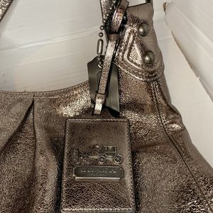 Coach | Bags | Coach Maggie Limited Edition Metallic Leather Handbag ...